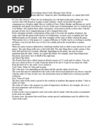 Swoop Card Game Rules and Strategy | PDF | Playing Cards | Card Games