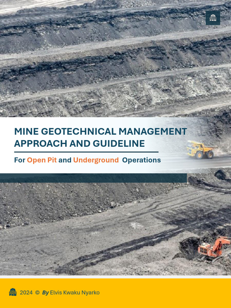 MINE GEOTECHNICAL MANAGEMENT APPROACH AND GUIDELINE-Full Text | PDF | Lidar | Geotechnical ...