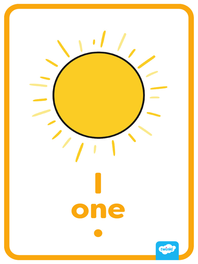 Numbers 1-5 Display Posters | PDF