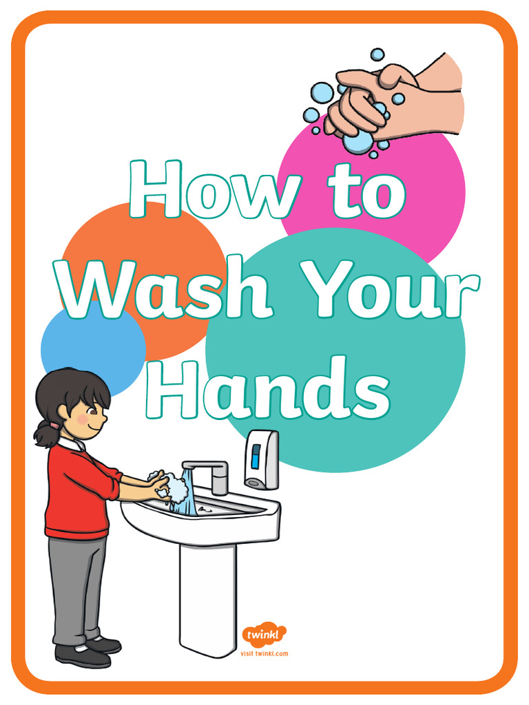 Handwashing Steps for Kids | PDF | Cooking, Food & Wine
