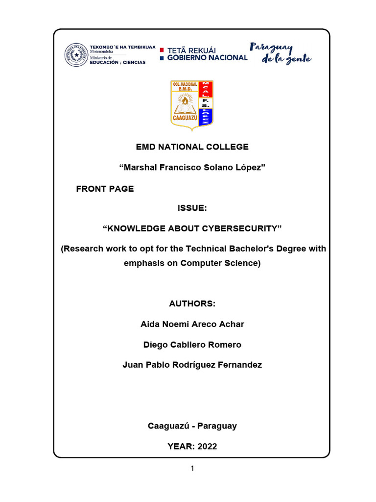 Cybersecurity Thesis Computer Science Pdf Malware Security