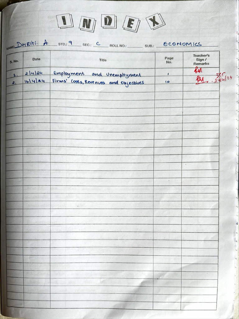 Eco Notes | PDF