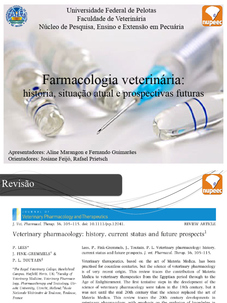 Introdução Farmacologia | PDF | Medicina Veterinária | Farmacologia Introdução Farmacologia | PDF | Medicina Veterinária | Farmacologia