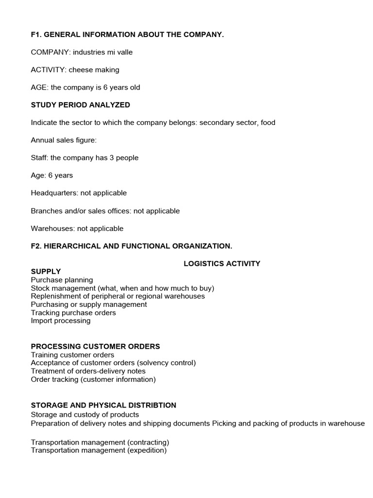CHECK LIST LOGISTICS Final | PDF | Warehouse | Logistics