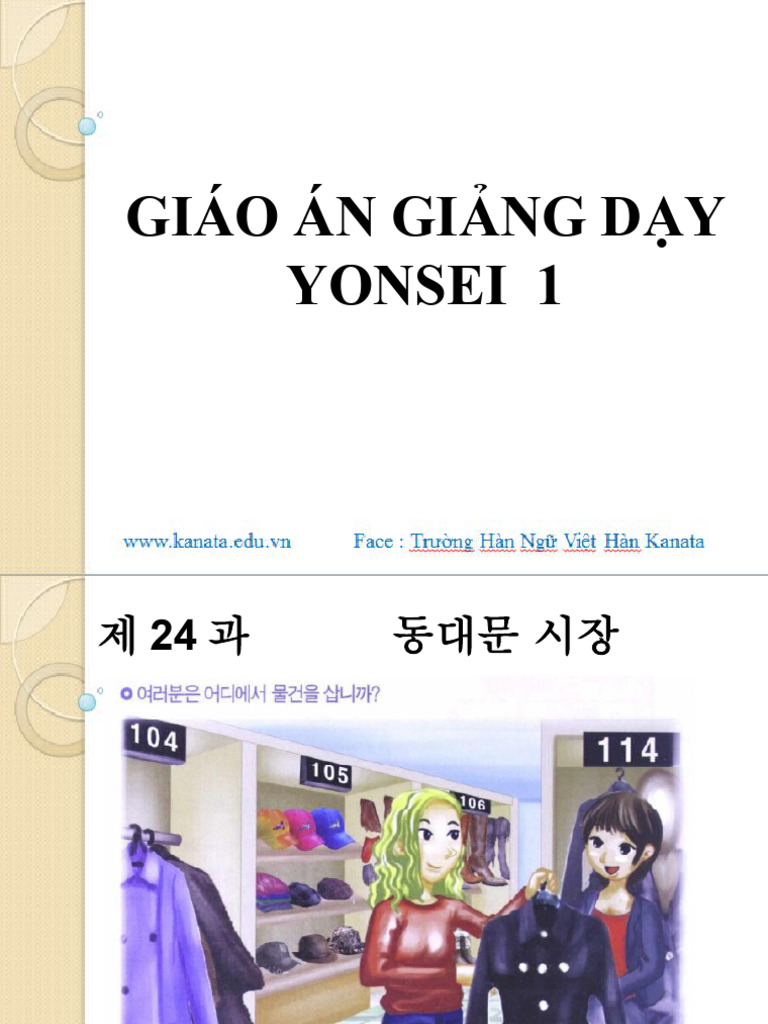 Bai 24 Yonsei 1 Online | PDF