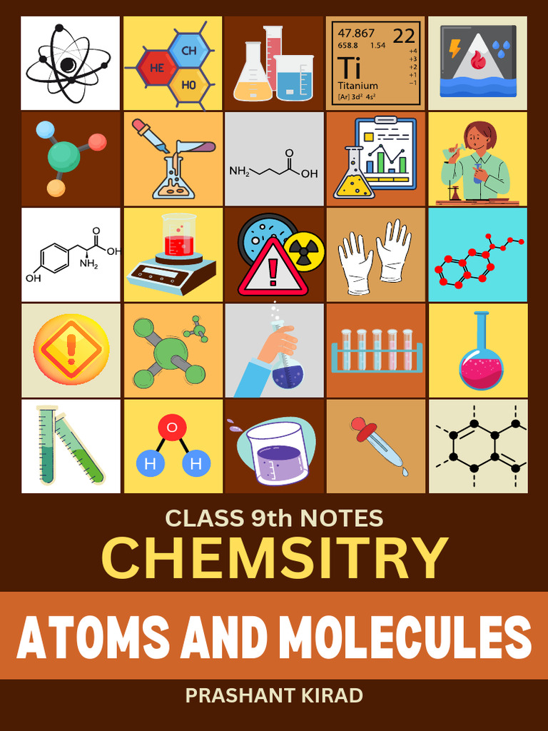 Atoms and Molecules (Prashant Kirad) | PDF | Mole (Unit) | Molecules