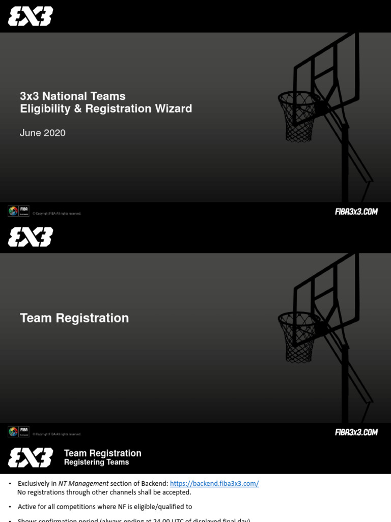3x3 National Teams Eligibility and Registration Wizard | PDF | Passport ...
