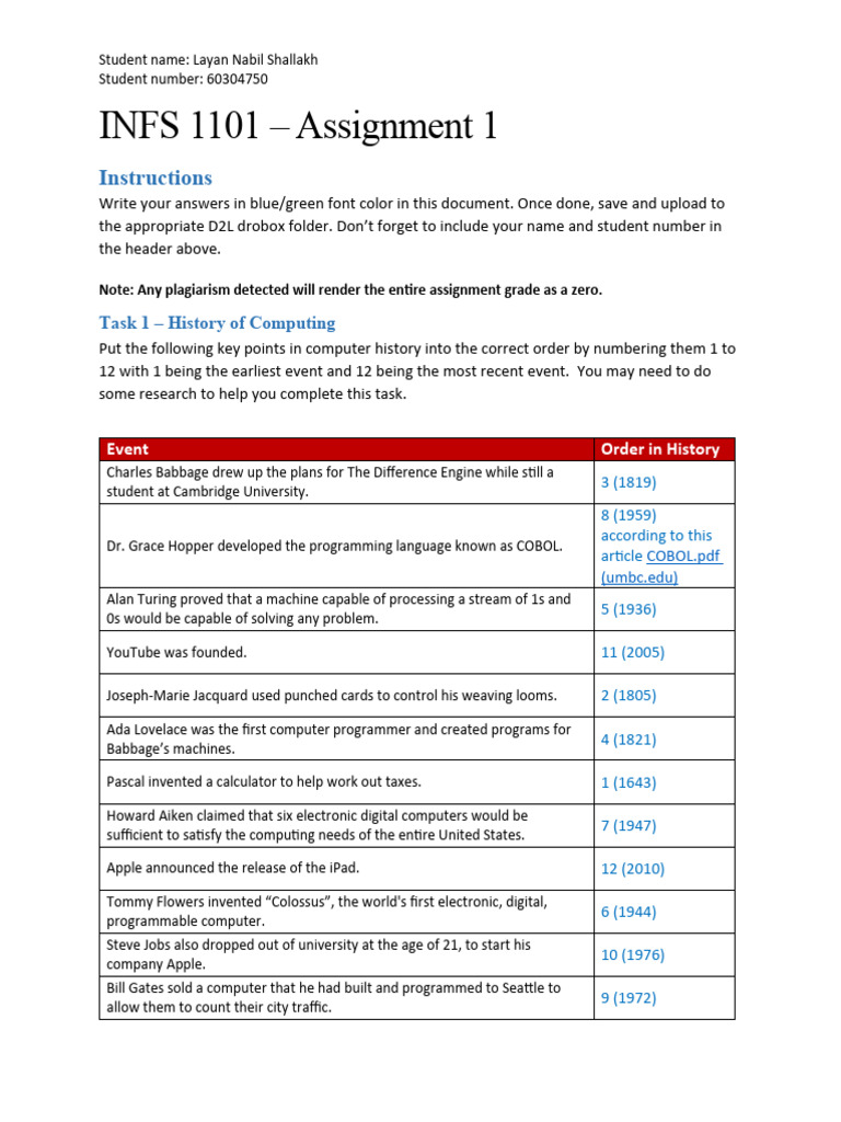 Assignment 1 - Layan Shallakh 60304750 2 | PDF | Integrated Circuit | Multi Core Processor
