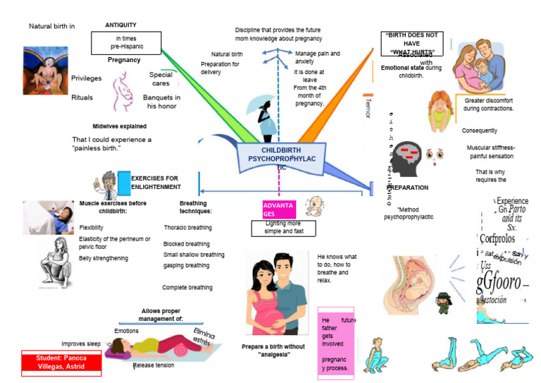 Painless Childbirth - Concept Map | PDF | Childbirth | Pregnancy
