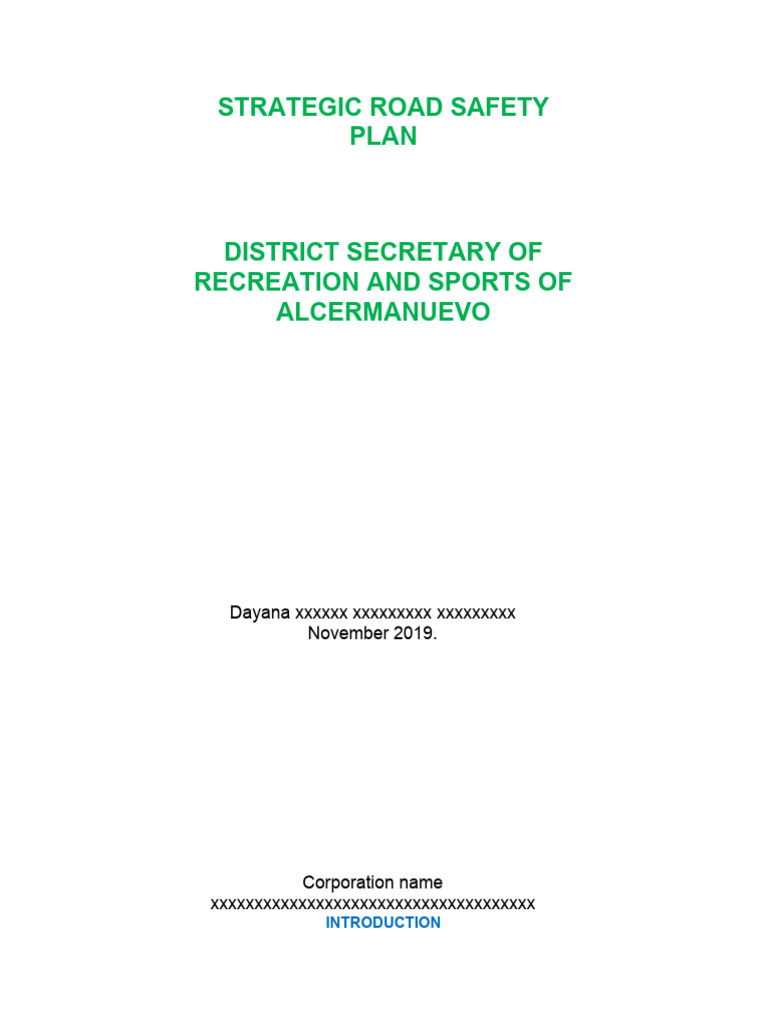 Road Safety Test | PDF | Traffic Collision | Safety