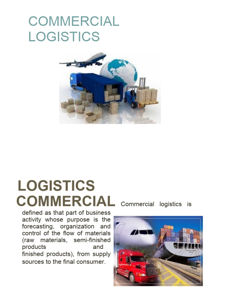 Commercial Logistics | PDF | Logistics | Business
