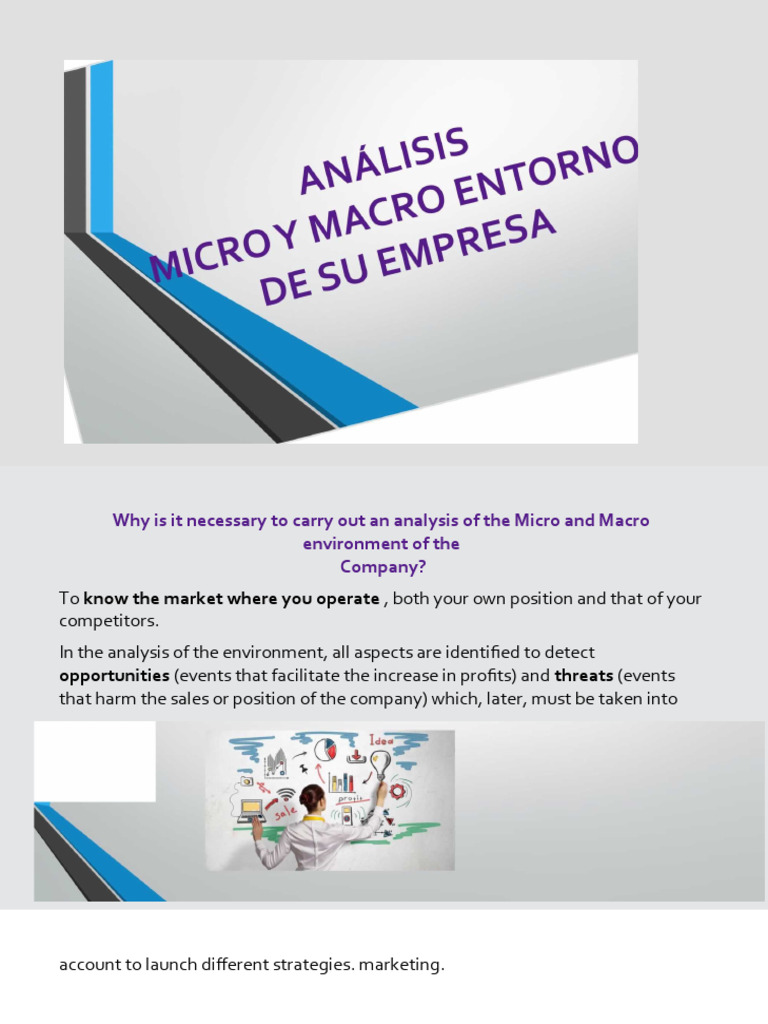 Presentation Analysis of The Micro Environment and Macro Environment 1 ...