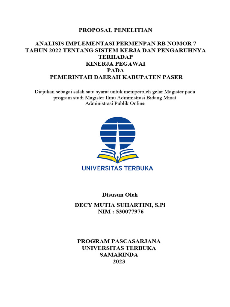 Proposal Desy Revisi | PDF | Komputer