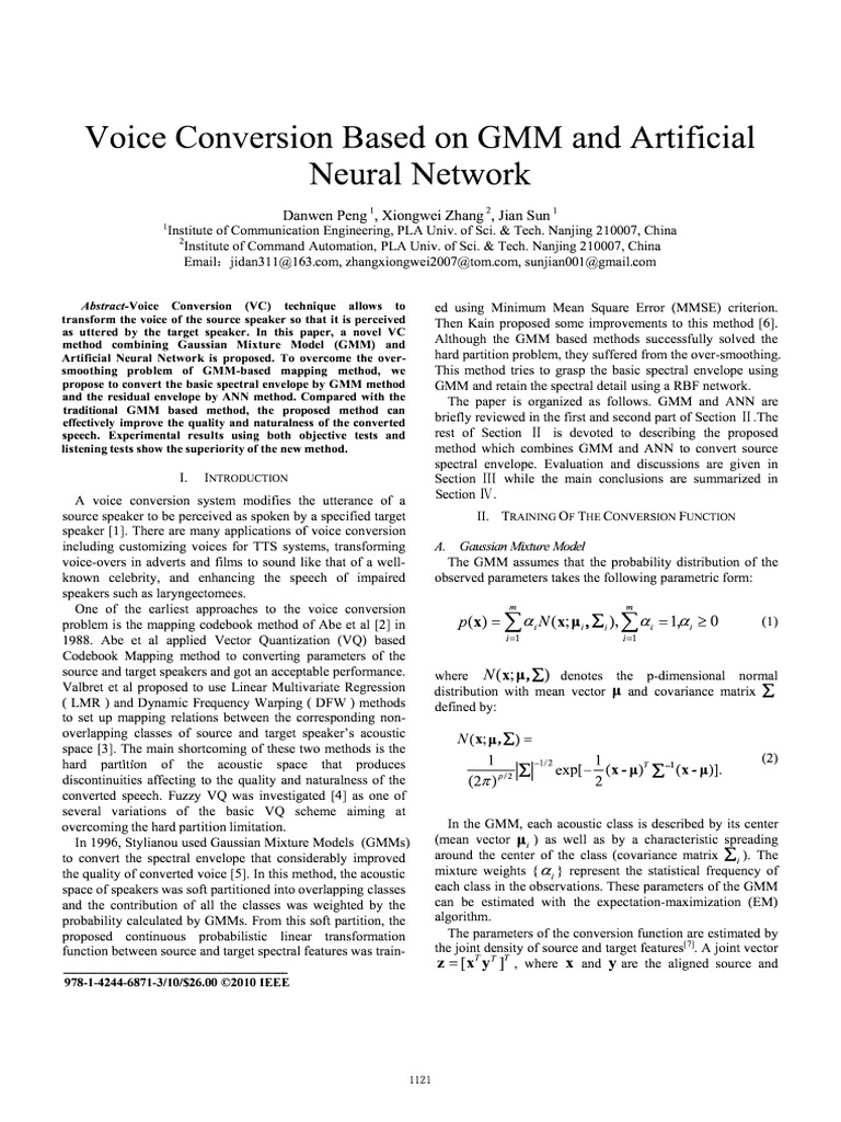 GMM and Ann | PDF | Artificial Neural Network | Statistical Theory