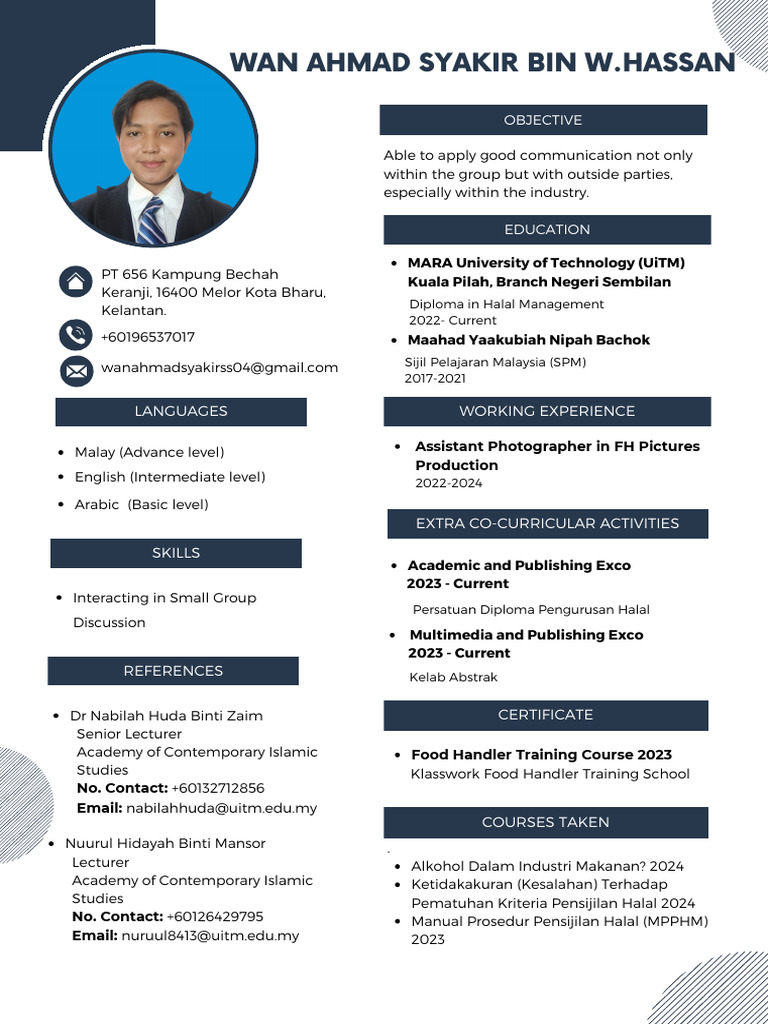 Resume Li Acis | PDF | Southeast Asia | Malaysia