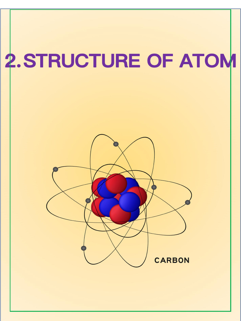 2.structure of Atom 2 | Download Free PDF | Photoelectric Effect | Atoms