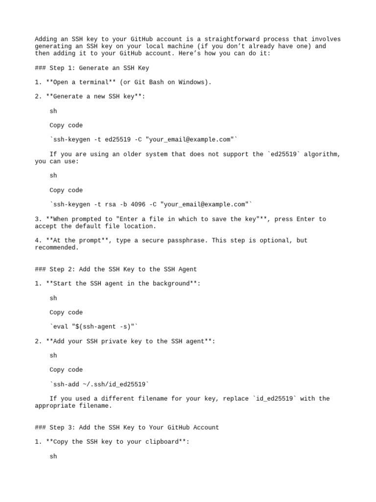Git Tips | PDF | Secure Shell | Cryptography