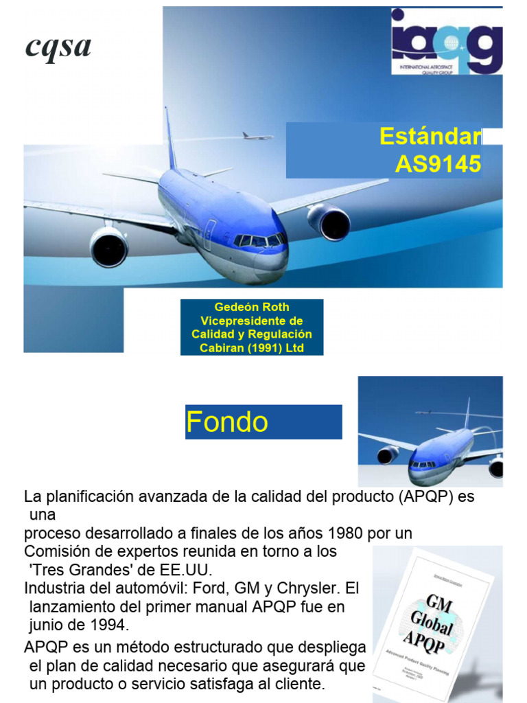 PDF Estándar As9145 | PDF | Calidad (comercial) | Indicador de rendimiento