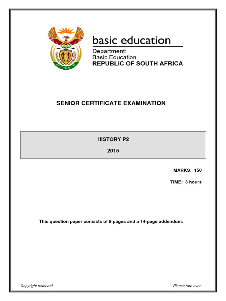 History P2 June-July 2015 Eng | PDF | Bric