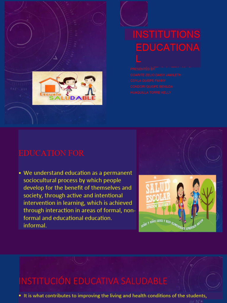 Healthy Educational Institutions | PDF | Health Promotion | Healthy Diet