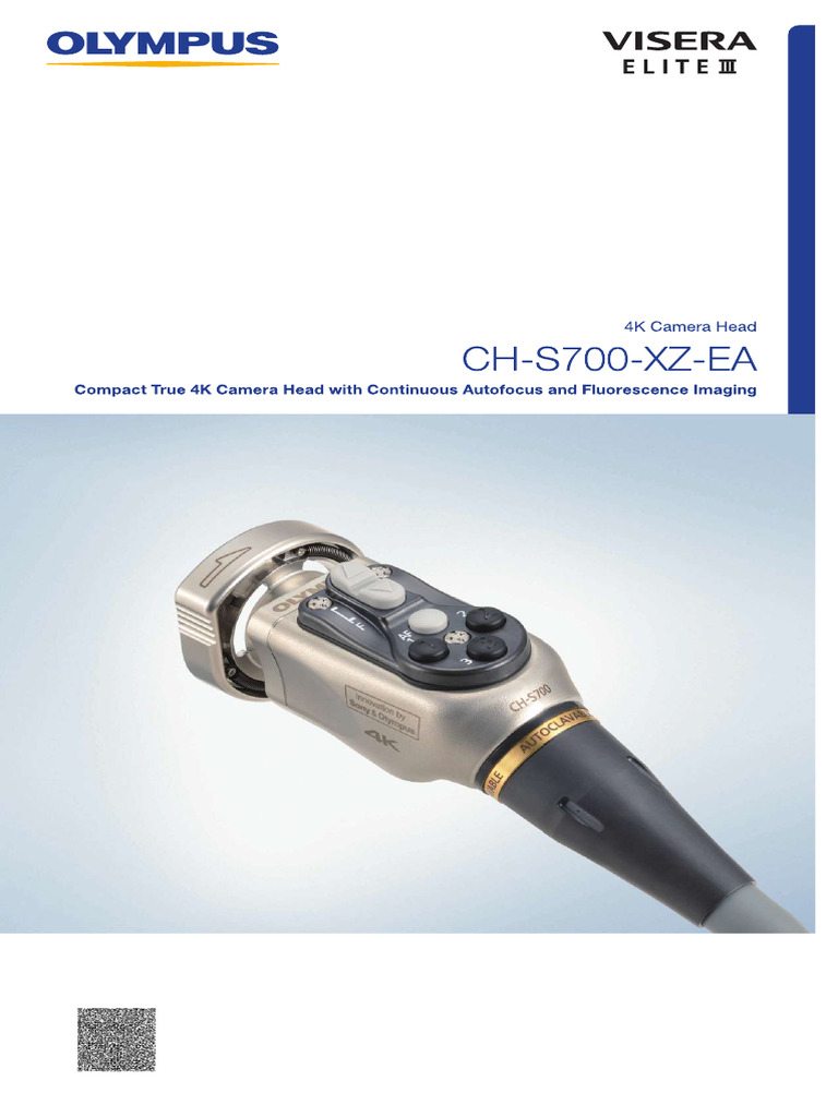 BROSUR OLYMPUS 4K Camera Head (CH-S700-XZ-EA) - AKL 20801320645 ...