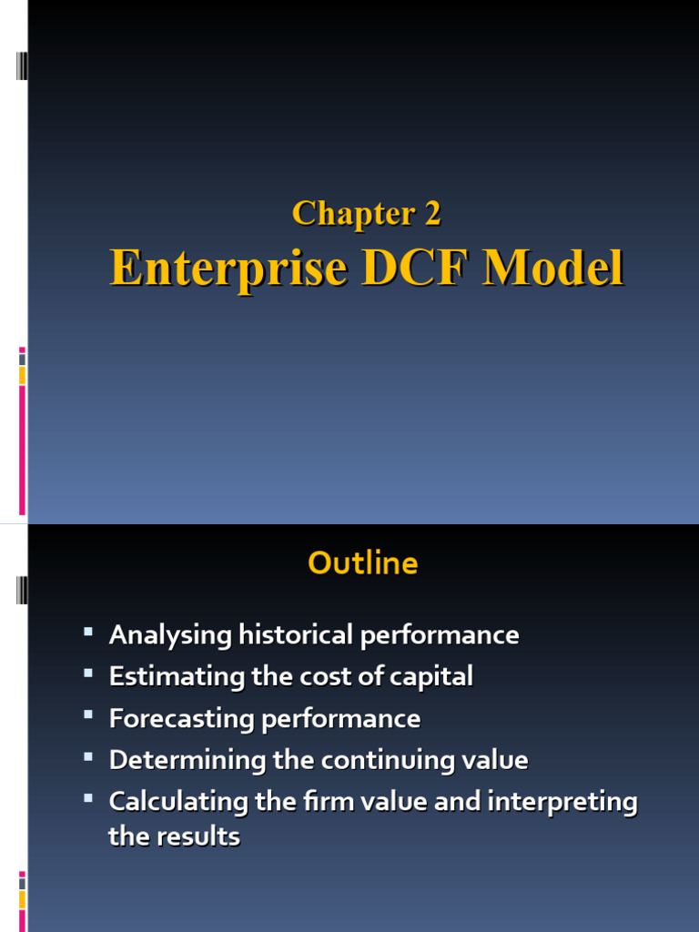 Chap2 Enterprise DCF Model | PDF | Free Cash Flow | Discounted Cash Flow