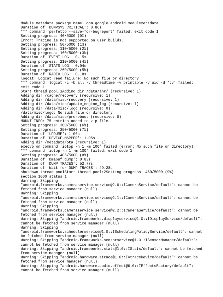 Bugreport Cypfq - GN S2RYAS32.58 13 12 5 1 4 2024 01 15 19 07 33 Dumpstate - Log 18643 | PDF ...