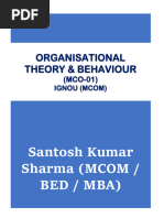 Organization Theory Chapter-1 | PDF | System | Organizational Behavior