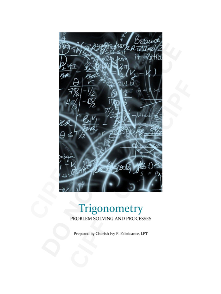 Week 6 - Trigonometry Lecture Notes | PDF