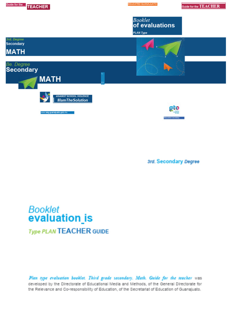 Secondary Mathematics Teacher Plan Pdf Mathematics Teachers