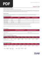 Data Sheet Hardox 400 | PDF | Hardness | Wear