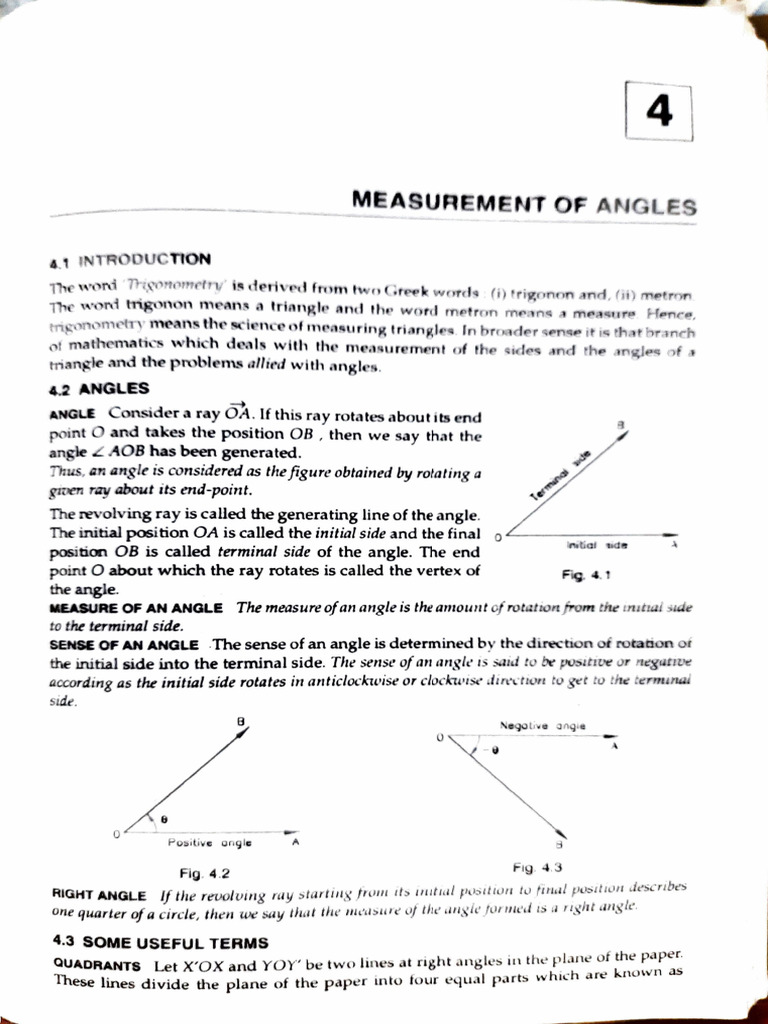 Trigonometry: Measuring Angles | PDF | Angle | Circle