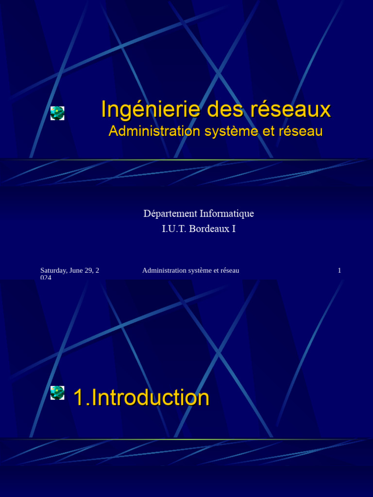 Les Notions de Bases Sur Administration Systeme Et Reseaux | PDF ...