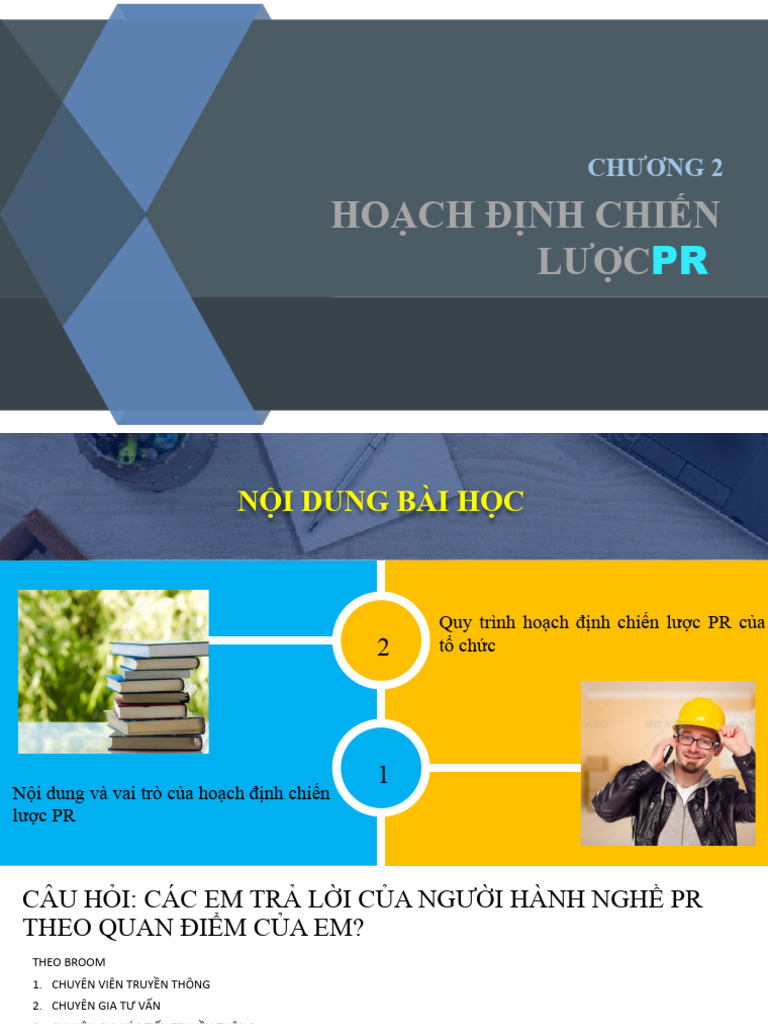 Chuong 2. Hoach Dinh Chien Luoc PR | PDF