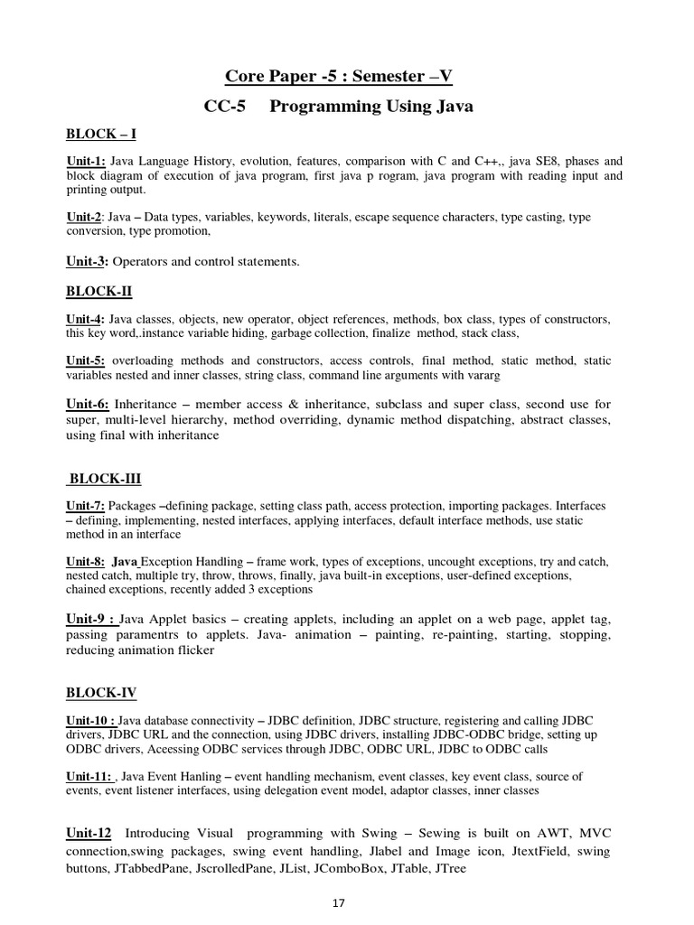 BSC Sem5 | PDF | Method (Computer Programming) | Class (Computer Programming)