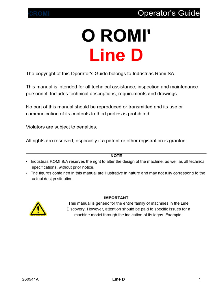 ROMI D1000 Speaker Guide | PDF | Drilling | Computing