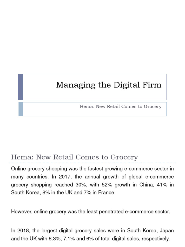 Hema's Innovative Grocery Strategy | PDF | Retail | Alibaba Group