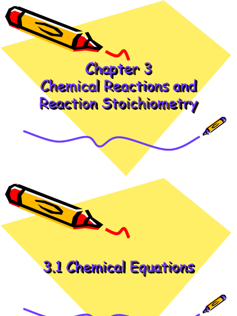 Chapter 3 Powerpoint - Student Version | PDF | Mole (Unit) | Stoichiometry