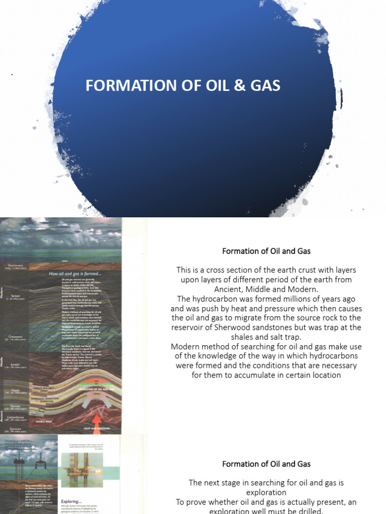 2 - Formation of O&g | PDF | Hydrocarbon Exploration | Petroleum Reservoir