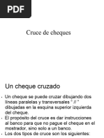 Cheque Cruzado: Definición y Cobro | PDF | Cheque | Bancos