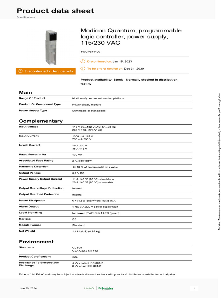ESD CPU PSU Datasheet | PDF | Power Supply | Power (Physics)