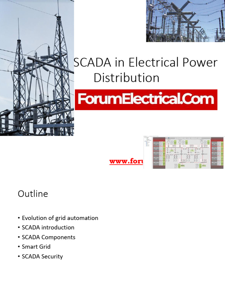 Scada in Electrical Distribution 1706579648 | PDF | Electric Power ...