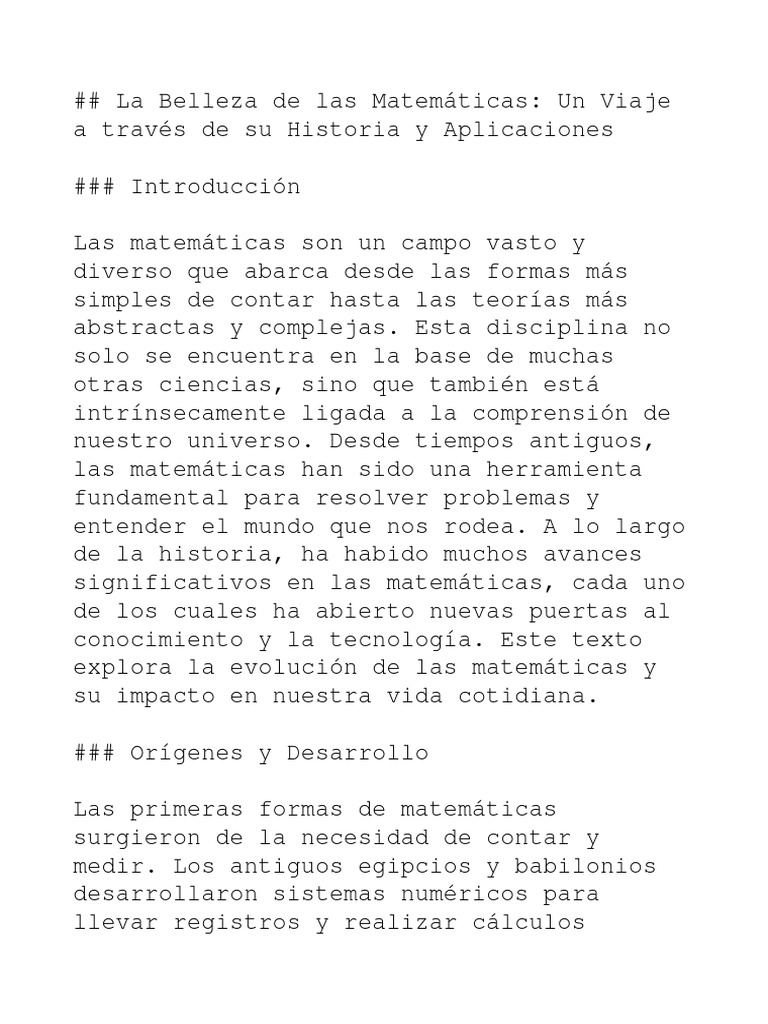 ## La Belleza de Las Matemáticas Un - Bloc de Notas | PDF | Matemáticas | Geometría