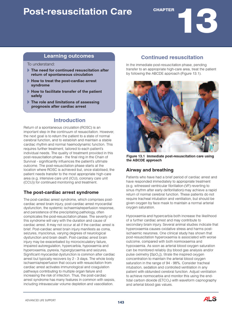 Chapter 13 | PDF | Myocardial Infarction | Cardiac Arrest