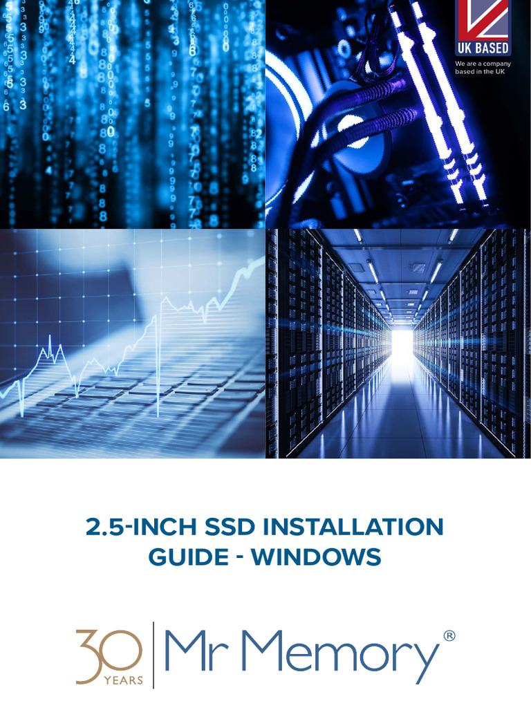 2.5 Inch SSD Installation Guide Windows | PDF | Solid State Drive | Computer Architecture