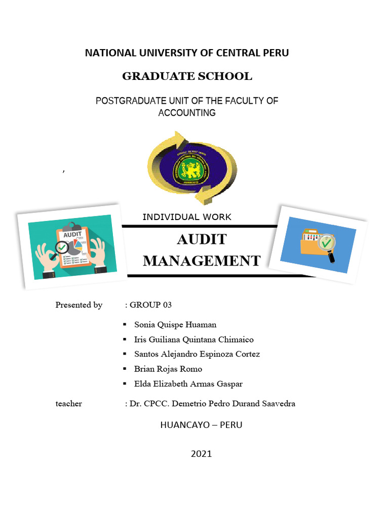 Management Audit | PDF | Audit | Internal Control