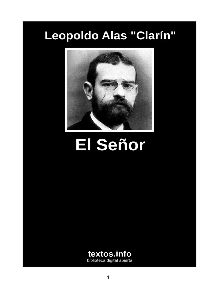 Leopoldo Alas Clarin - El Senor | PDF