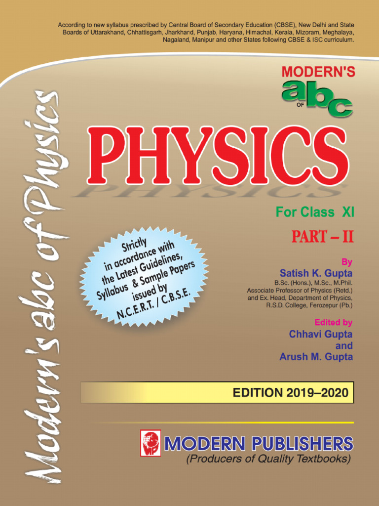 Modern ABC Physics For Class 11 Part 2 - Satish K Gupta | PDF