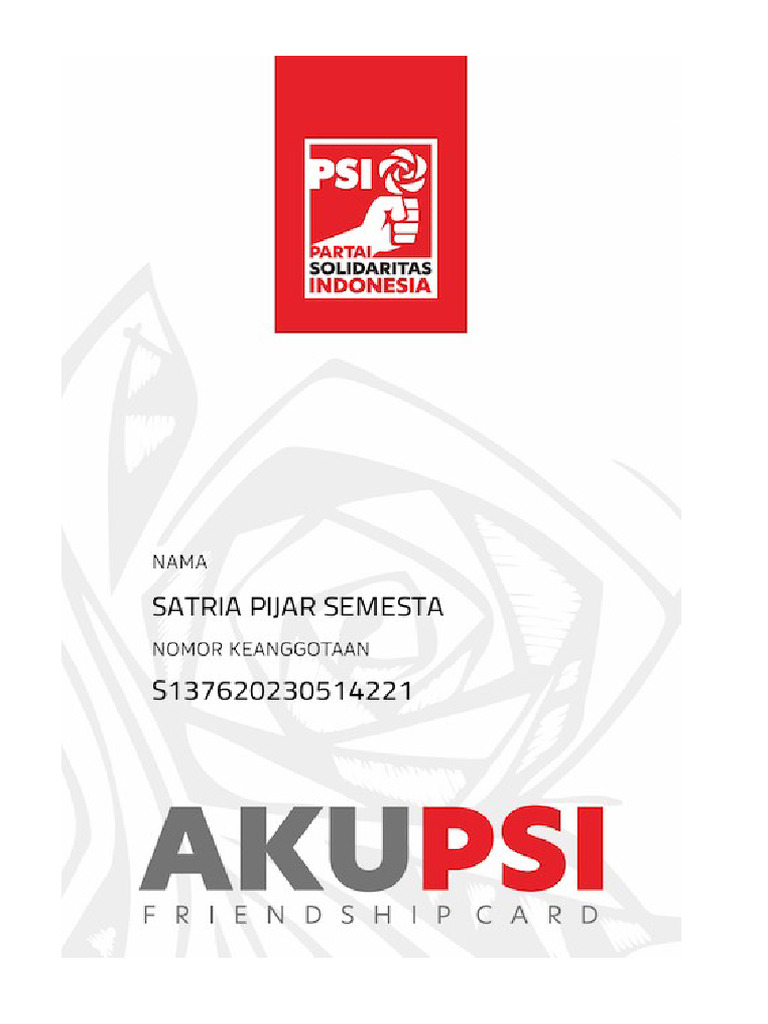 Anggota - SIAP PSI | PDF