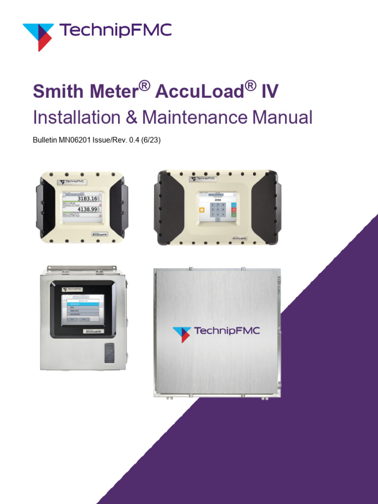 Accuload IV Manual | PDF | Electrical Wiring | Electrostatic Discharge